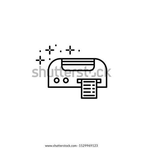 Barcode Printer Icon Element Qr Code Stock Vector Royalty Free 1529969123 Shutterstock