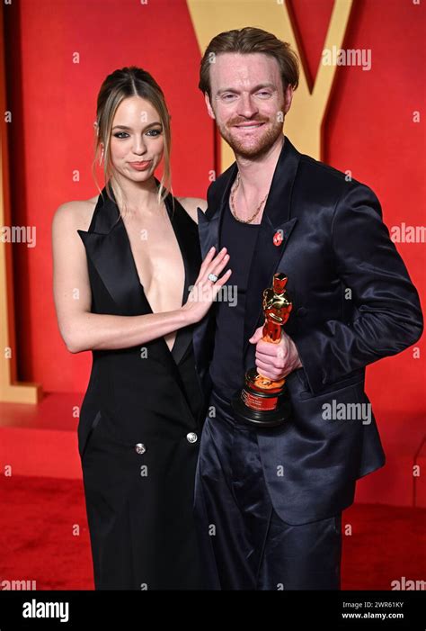 Los Angeles Usa March 10th 2024 Claudia Sulewski And Finneas O
