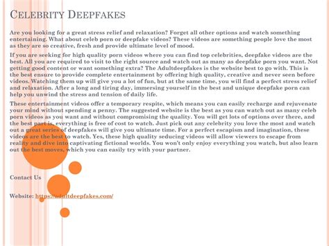 Ppt Celebrity Deepfakes Powerpoint Presentation Free Download Id 12241020