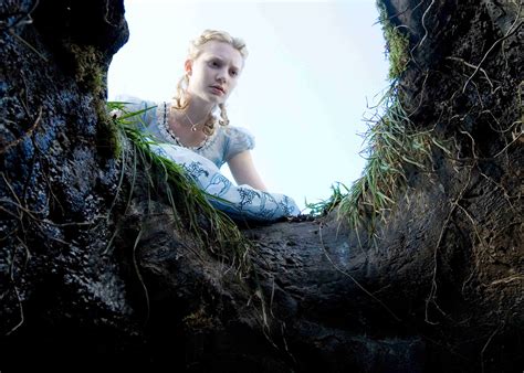Alice Falls Into The Hole In Sneak Peek Of Alice In Wonderland