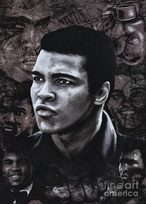 Cassius Clay Digital Art By Andrzej Szczerski Fine Art America