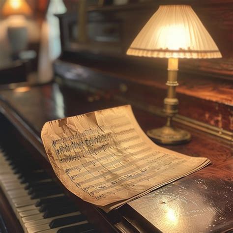 Free Elegant Piano Setup Image Music Piano Lamp Download At Stockcake