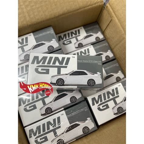Mini Gt 164 501 Nissan Skyline Gt R R34 V Spec Ii N1 White🔥 Shopee