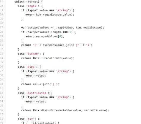 Wildcard In Templating Variable Are Not Interpreted With Elasticsearch