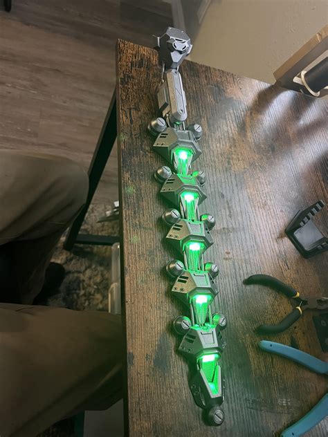 Just Finished My Sandevistan From Cyberpunk Edgerunners R Cosplayprops
