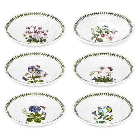 Botanic Garden Set Of 6 Soup Plates