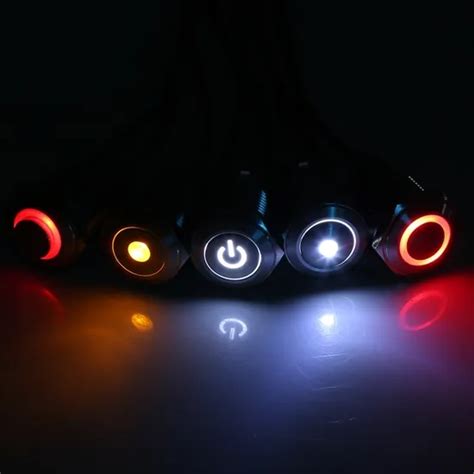 16mm Metal Flat Start Button Switch Push Button Electrical Switch Push Button Electrical