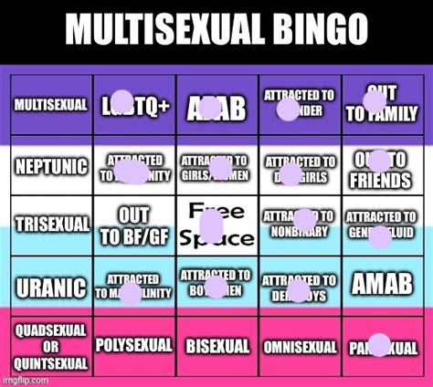 Multisexual Bingo Imgflip
