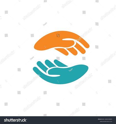 2 Hands In A Circle Logo 61 2 Hands Logo High Res Illustrations
