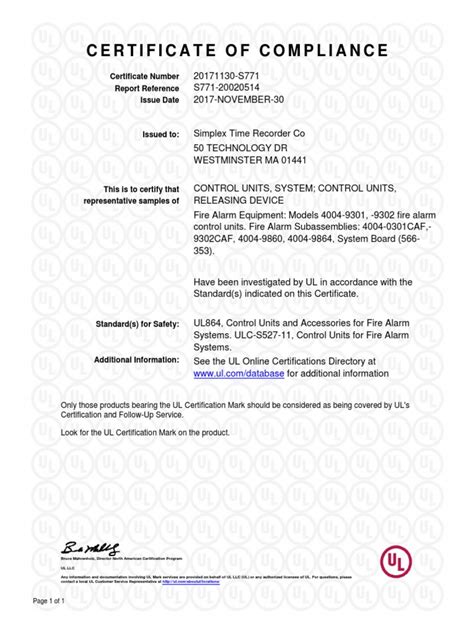 14111 Ul Product 4004r Descarga Download Free Pdf Safety