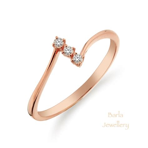 Tiny Diamond Ring Etsy