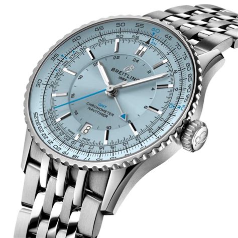 Breitling Navitimer Automatic Ice Blue Dial Watch 41mm