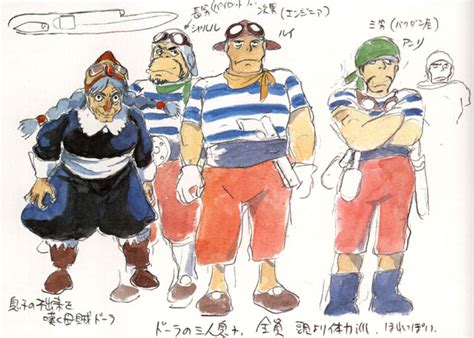 Art Models 天空の城ラピュタ Castle In The Sky 1986 Character Design
