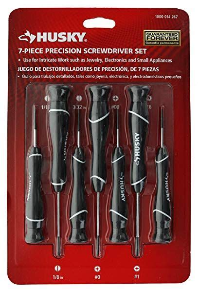 Husky 67123H 7-Piece Precision Screwdriving Set for Jewelry and ...