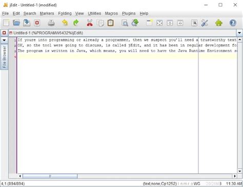 Jedit Es Un Editor De Texto Impresionante Para Programadores De