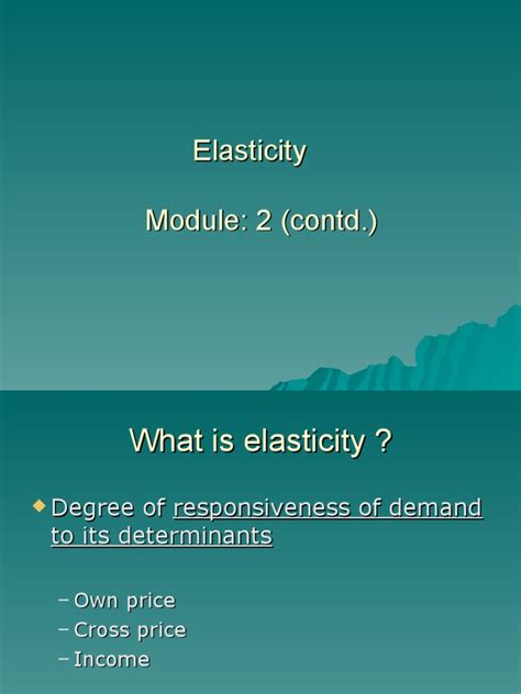 Elasticity Module 2 Contd Pdf