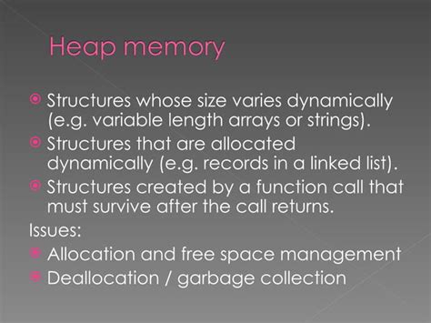 Memory Allocation 4 Ppt