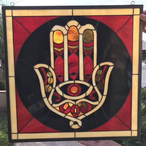 Stained Glass Hamsa At Wayne Tisdale Blog