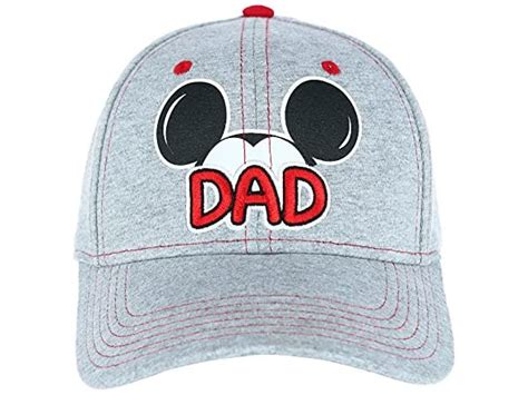 Mickey Mouse Dad Baseball Cap Grey One Size