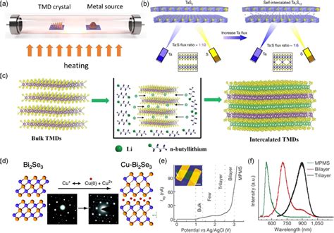 Methods Of Tmd Intercalations A Vapor‐phase Intercalation A Metal