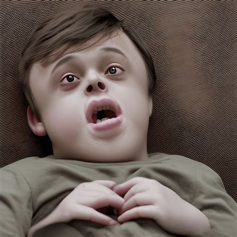 Boy With Down Syndrome · Creative Fabrica