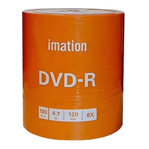 Dvd Imation Logo R En Bulk X 100 Unid El Bajo Importadora