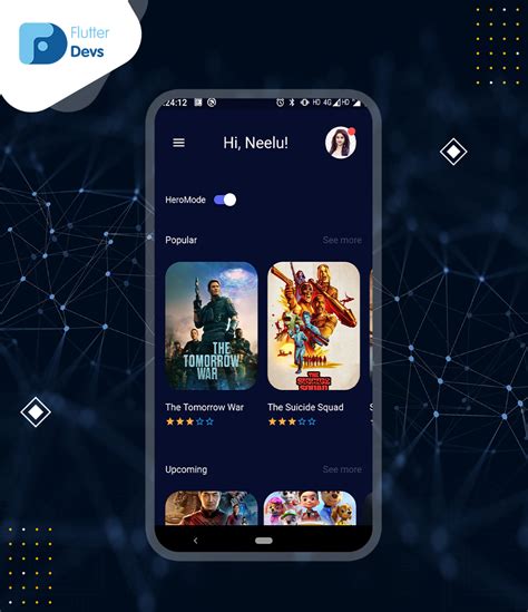 Github Flutter Devsflutterheromodedemo A New Flutter Project For