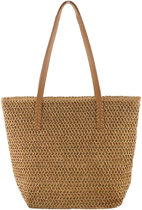 Caildanl Straw Hobo Bag For Women Woven Totes Large Beach Handmade