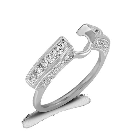 Diamond Solitaire Engagement Ring Wrap Shane Co