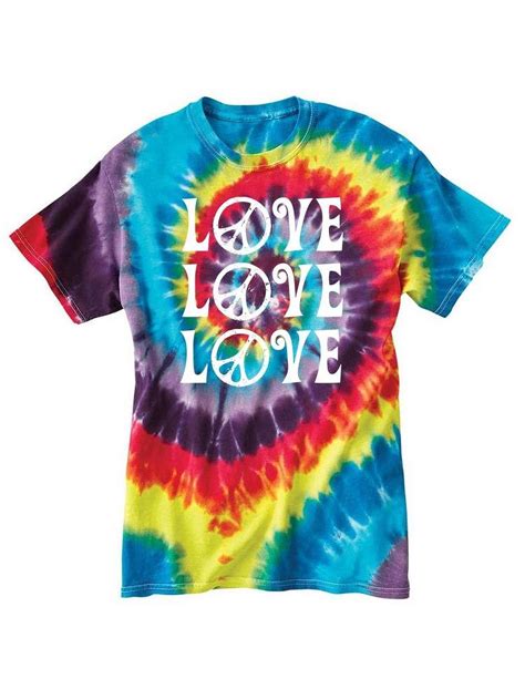 Peace Love Tie Dye Spiral Women Smartprints Designs Female Large