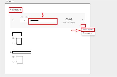 How Can I Delete My Response On A Form I Filled Online Microsoft Qanda