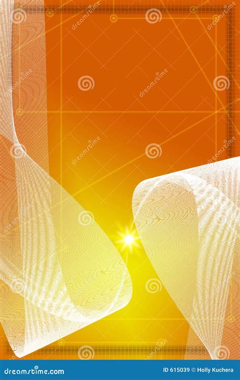 Orange Tech Background Stock Illustration Illustration Of Orange 615039