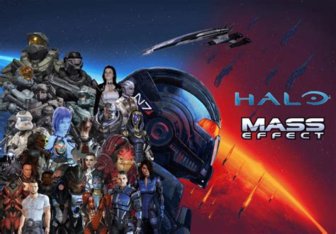 Halo And Mass Effect Character Wallpaper 1 By Arbiterwrath99 On Deviantart
