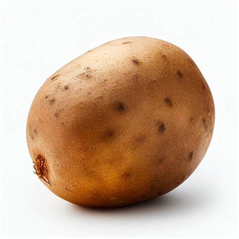 Premium Ai Image Potato White Background Potato Isolated Potatoes