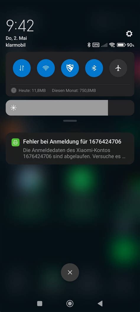 Getting Rid Of Sign In Error Notification On Xiaomi Device Android