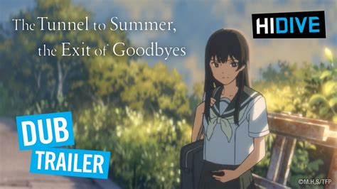 The Tunnel To Summer The Exit Of Goodbyes Dub Trailer Hidive Youtube
