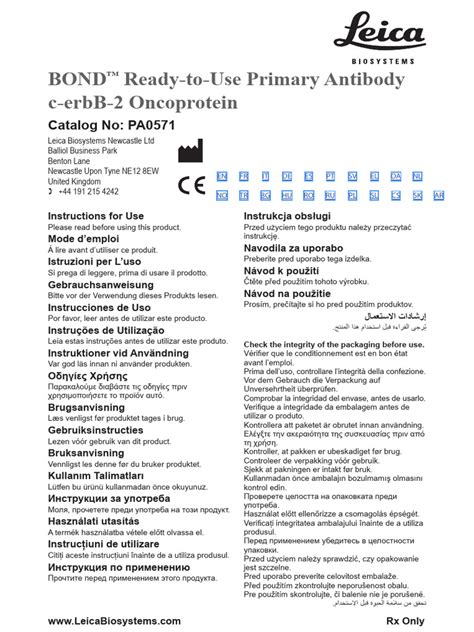 Breast C Erbb 2 Oncoprotein Cb11 Rtu Er2 20 Menit Pdf