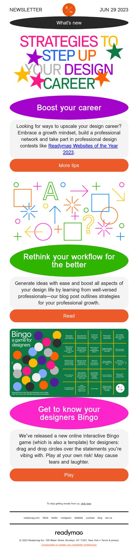 Infuse Growth Into Your Routine And Have Some Fun From Readymag