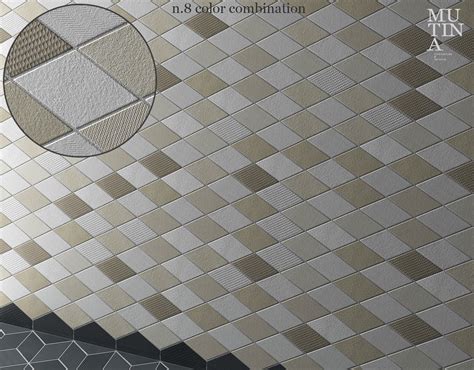 Tile Tex By Mutina Set 03 3d Model Cgtrader