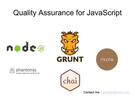 Quality Assurance For Javascript Pdf Web Development Internet