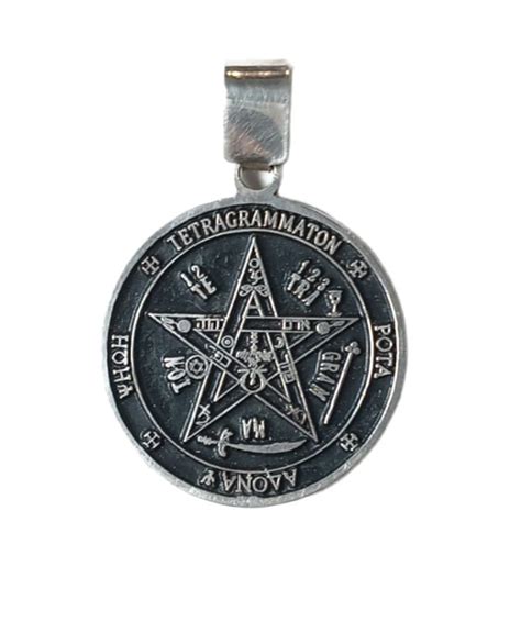 Tetragrammaton 4 Cms Plata Joyería Esotérica