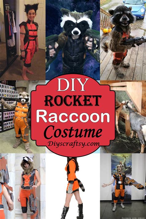 Homemade Raccoon Costume