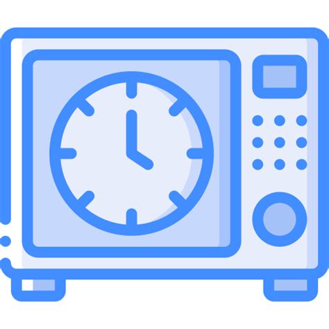 Microwave Basic Miscellany Blue Icon