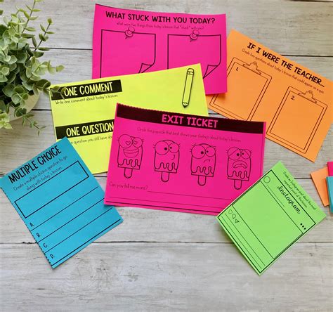 7 Reasons To Use Exit Tickets In The Classroom Lip Gloss Learning And Lattes