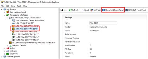 ni rfmx soft front panel not launching ni