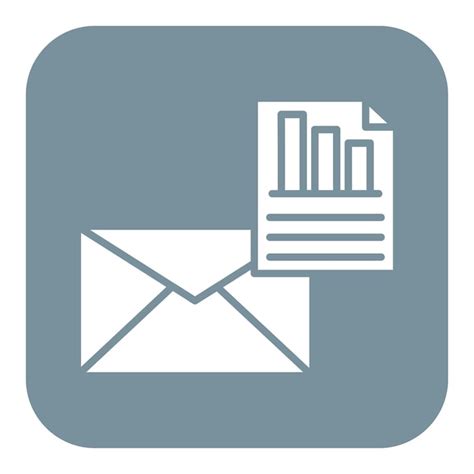 Premium Vector Email Statistics Vector Illustration