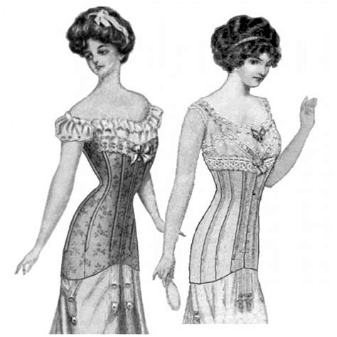 1913 Late Edwardian Corset Paper Pattern Truly Victorian Corset