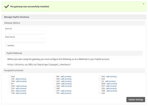 Paypal Checkout User Manual Confluence