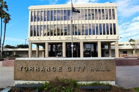 Torrance California Torrance City Hall Main Building Editorial Stock