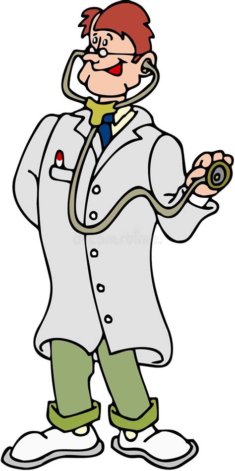 Doctor Line Art Cartoon Stock Illustrations 6060 Doctor Line Art